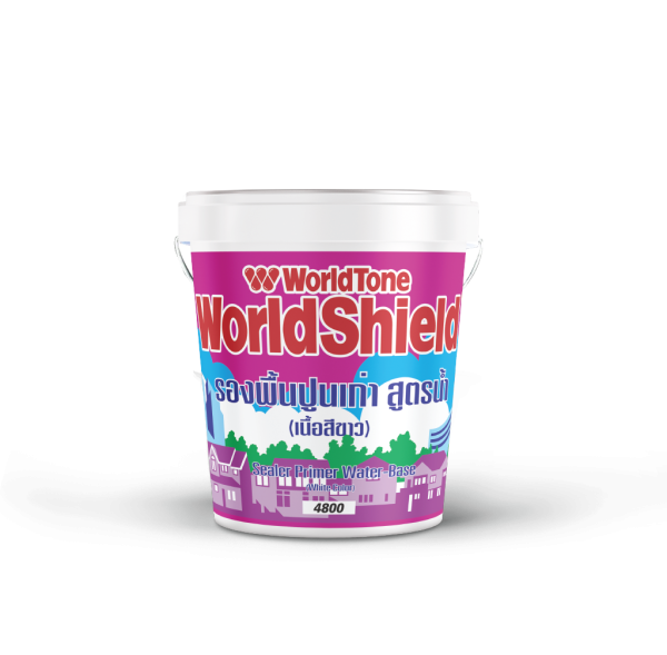สีรองพื้นปูนเก่า (สูตรน้ำ) WorldShield 4800