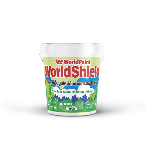 สีรองพื้นปูนใหม่กันด่าง WorldShield 4900
